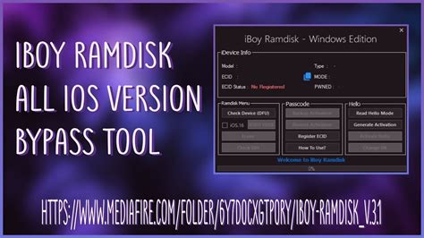 Iboy Ramdisk Icloud Unlock Free Unlock Tool Icloud Bypass Youtube