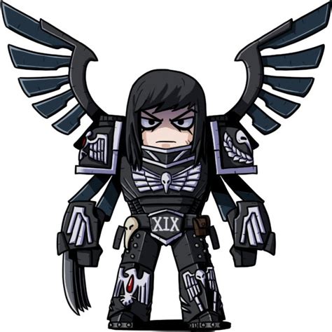 Corvus Corax Of The Raven Guard Raven Guard Icon Corvus Corax 40k Fanart 40k Raven Guard Art