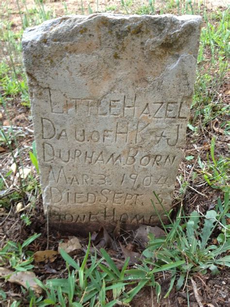 Jessie Hazel Durham 1904 1904 Find A Grave äreminne