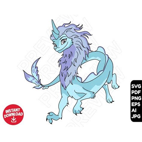 Sisu Dragon Svg Png Clipart Raya And The Last Dragon Cut Inspire