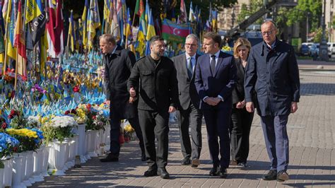 Ukraine Krieg Merz Macron Starmer Und Tusk Mit Nachdruck Für Feuerpause