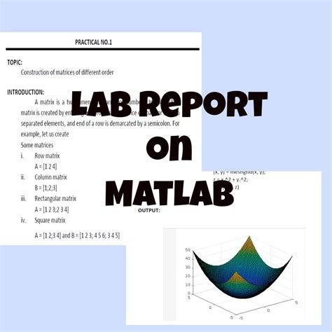 Lab Report On Matlab Notesbca