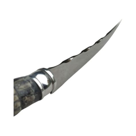 Faca Curva Inox Cabo Rabo De Tatu Charte