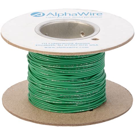 Alpha Wire 6713 Gr005 Eco Wire 22awg Green 305m Reel Rapid Electronics
