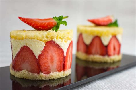 Mini Fraisier Cake With Elderflower Somebody Feed Seb