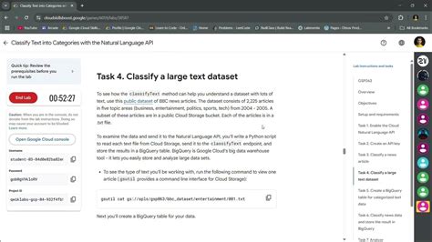 Classify Text Into Categories With The Natural Language Api Gsp063