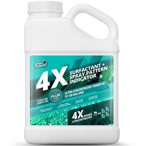 4x Surfactant Spray Pattern Indicator Spray Pattern Blue Dye Spray