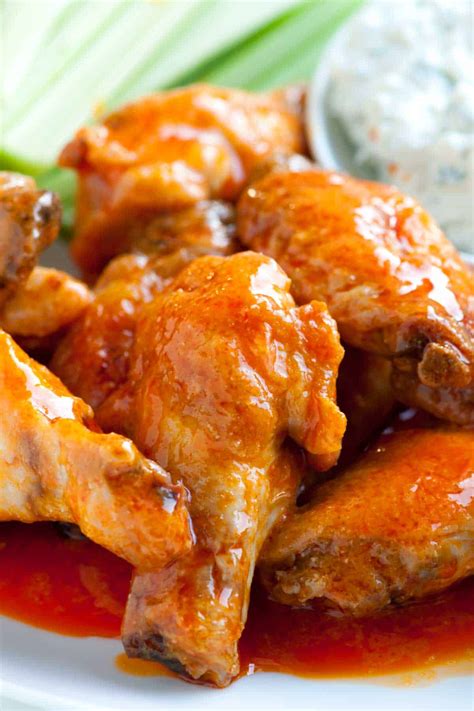 Crispy Baked Buffalo Hot Wings Recipe