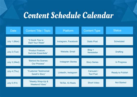 Free Content Templates To Edit Online