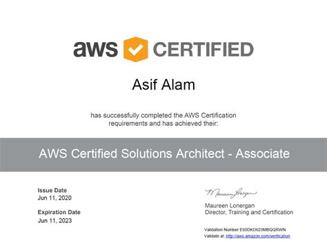 Asif Alam On Linkedin Awssolutionsarchitect Aws Awscertified