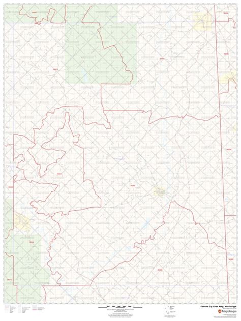 Greene County Mississippi Map