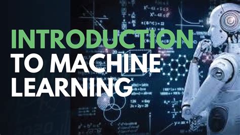 Introduction To Machine Learning Course Youtube