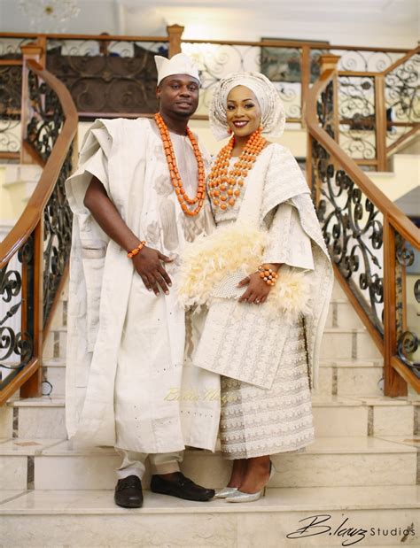 Coco Adeleke And Caleb Adajis Gorgeous Traditional Wedding Blawz