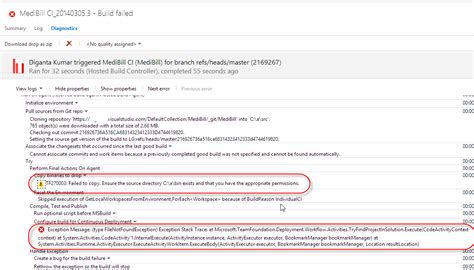 How To Fix The File Not Found Exception On TFS Git Project Build Server On Visualstudio Com