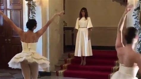 Heres Melania Trump Enjoying A Ballet Performance In A Hell Of Her Own
