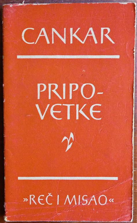 ReČ I Misao Cankar Pripovetke