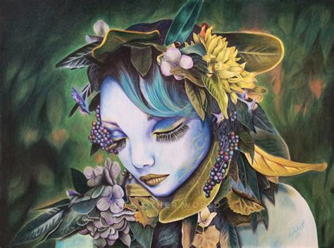 Forest Nymph By Sketchda On Deviantart