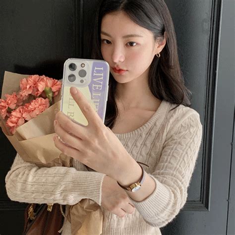 1000장 돌파 11 6가지 컬러의 캐시 케이블 U넥 니트 Nt3711 에이블리