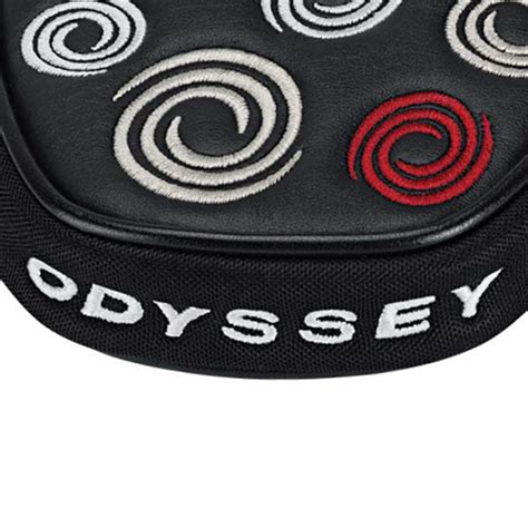 Odyssey Mallet Swirl Golf Putter Headcover Black