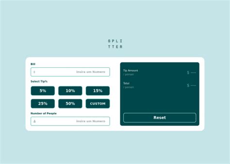 Frontend Mentor Splitter With Reactjs Vite And Tailwindcss Coding Challenge Solution