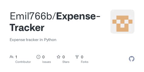 Github Emil766bexpense Tracker Expense Tracker In Python
