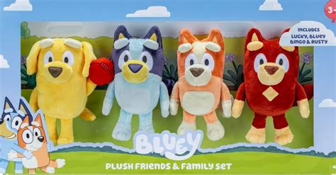 Bluey Plush Friends Set Only 15 At Walmart The Freebie Guy® ️️️
