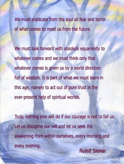 Inspirational Quotes By Rudolf Steiner Rudolf Steiner Inspirational