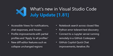 Visual Studio Code July 2023 Version 181 Opcdiary