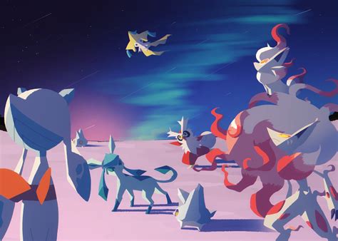 Glaceon Jirachi Froslass Hisuian Zorua Delibird And 2 More