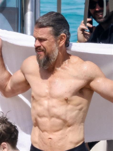 Matt Damon Shows Off Wildly Ripped Physique The Courier Mail