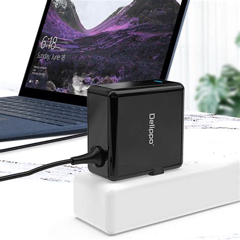 便携微软surface电源平板电脑充电器pro4适配器线microsoft笔记本电脑pd快充pro613527laptop3gobook2虎窝淘