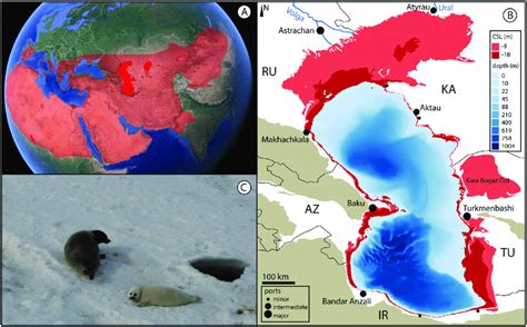 Caspian Sea Level Fall And Its Impacts A Regions Affected By Severe