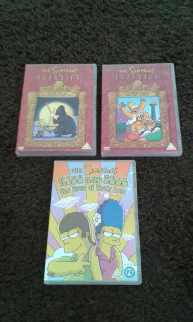 Dvd The Simpsons Classics Bart Wars On Your Marks Get Set Doh Kiss