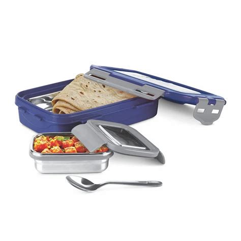 Stainless Steel Milton Steely Super Deluxe Lunch Box At Rs 612piece In