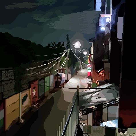 Tomoruka Mr Original Highres Apartment Building City Dark Fence