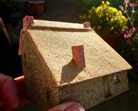 Thatched Roofing In Miniature Buildings