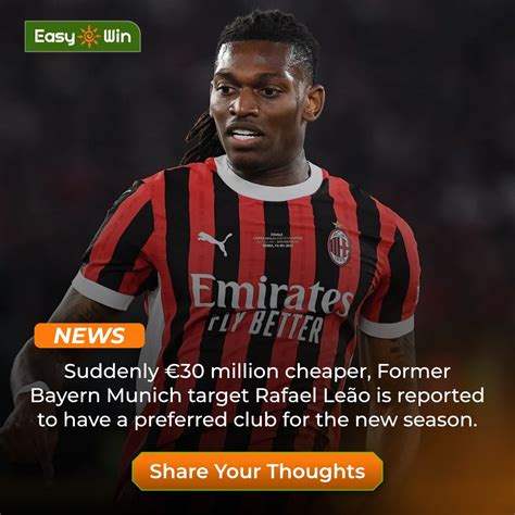 Transfer Drama Loading 👀🔥 Rafael Leão Could Be On His Way Out Of Ac