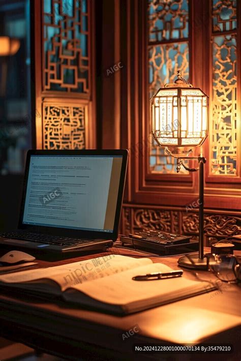 Ai创作图古典书斋 挑灯夜读 书斋素材 书房书斋 私塾书斋 灯下读书 传统书房场景 书斋廷 文人书房 抄经房 中式书斋 书斋书房 缅花书房