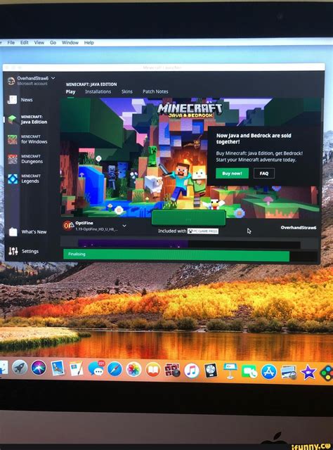 View Go Overhandstraw8 Microsoft Account Minecraft Java Edition Play