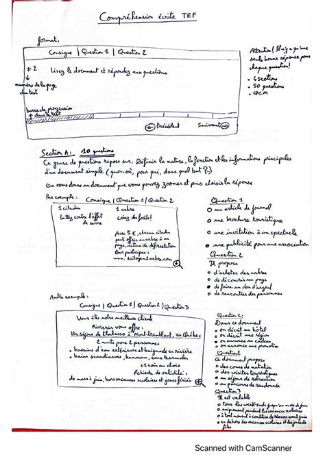 Solution Tef Test D Evaluation De Francais Guide D Etude Studypool