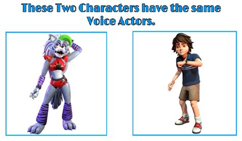 Same Voice Actors For Roxanne Wolf And Gregory By Robertbrasil On