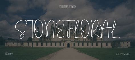 Stonefloral Font Download Free Fontdownload