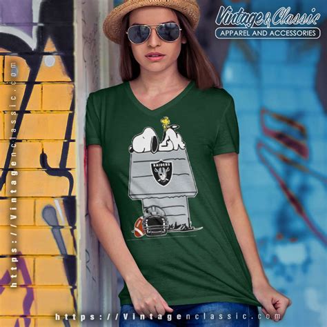 Las Vegas Raiders Football Snoopy Woodstock The Peanuts Shirt