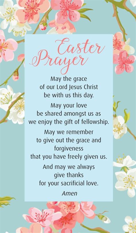 Easter Prayer With Pink Flowers