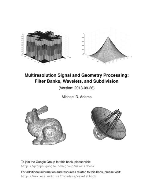 Multiresolution Signal And Geometry Processing Filter Banks Wavelets