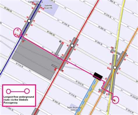 New York History Geschichte Gimbels Passageway