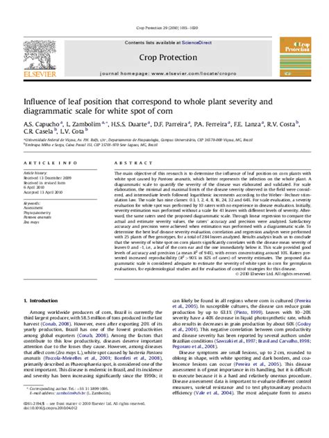 Pdf Influence Of Leaf Position That Correspond To Whole Plant