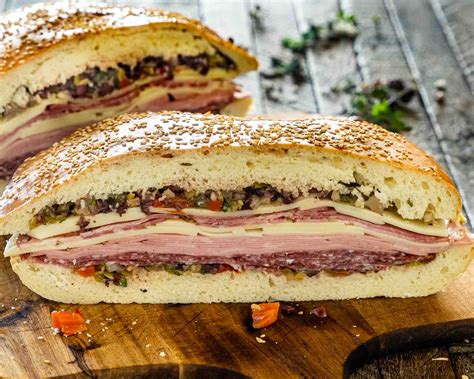 Muffuletta Sandwich Recipe Just Like In New Orleans Olivia S Cuisine