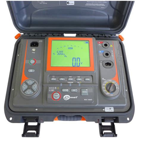 Sonel MIC 5005 5kV Insulation Tester Bargraph 15TΩ 50V to 1000V in 10V step 1kV to 5kV in