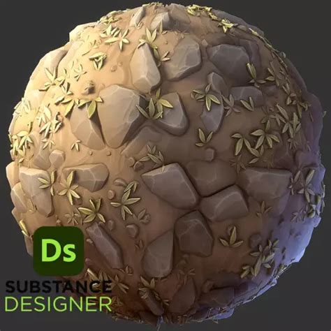 Stylized Rocky Ground Substance 3d Designer